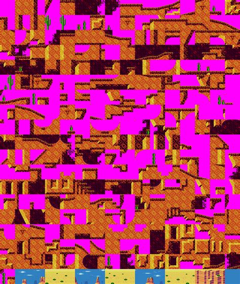 Mobile Sonic The Hedgehog Cd Mobile Desert Dazzle Tileset The