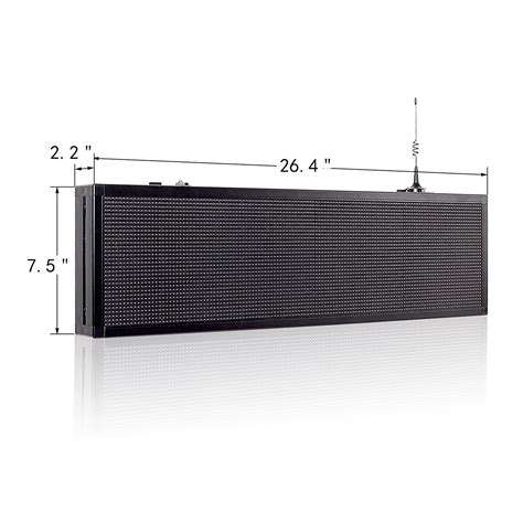 Full Color Wifi Led Video Sign P High Display Resolution Message Board Compatibility Android