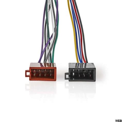 Câble ISO à broches Sony Connecteur radio x Connecteur pour Auto m Cdiscount
