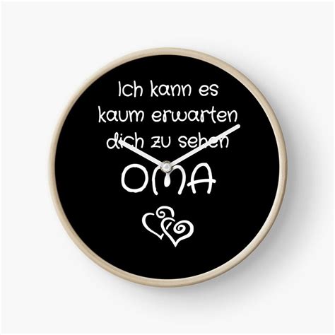 Ich Kann Es Kaum Erwarten Dich Zu Sehen Oma Für Das Lang Erwartete