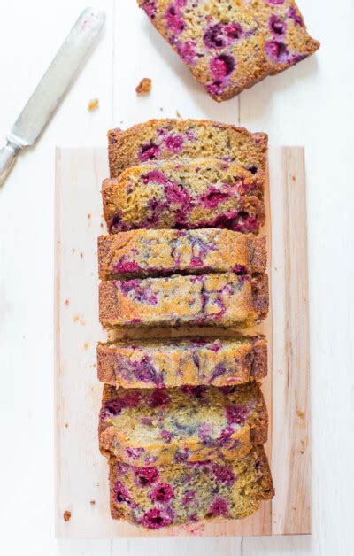 The Best Raspberry Bread Averie Cooks
