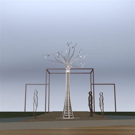 Horsham Riverfront Sculpture Commission Alex Sanson Sculpture