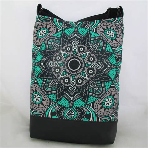 Mandala Bag Tyrkys Black No02 Parrot® Potvor Pomáhat Tvořit