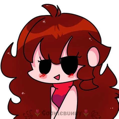 Cherry Gf From Fnf Street Art Funkin Art