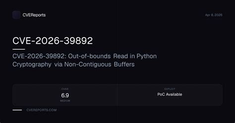 Cve 2026 39892 Cve 2026 39892 Out Of Bounds Read In Python