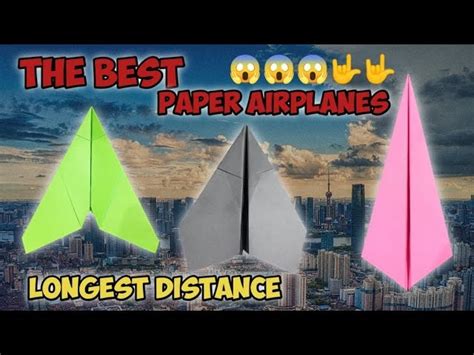 Best Paper Airplane Longest Distance Fly Far Paperairplane Paperplane