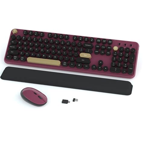 Links9 Wireless Keyboard And Mouse Combos Retro Keyboard And Mouse Wireless Full Size 2 4ghz
