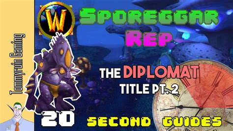 Wow 20 Second Guides How To Easily Get Exalted With Sporeggar Youtube