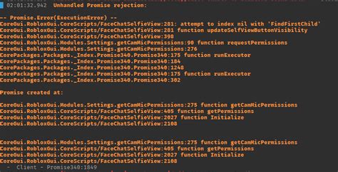 CoreGui Yield FaceChatSelfieView Studio Bugs Developer Forum Roblox