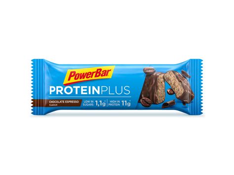 Powerbar Protein Plus Chokolade Espresso Low Sugar 35 Gram Dkk