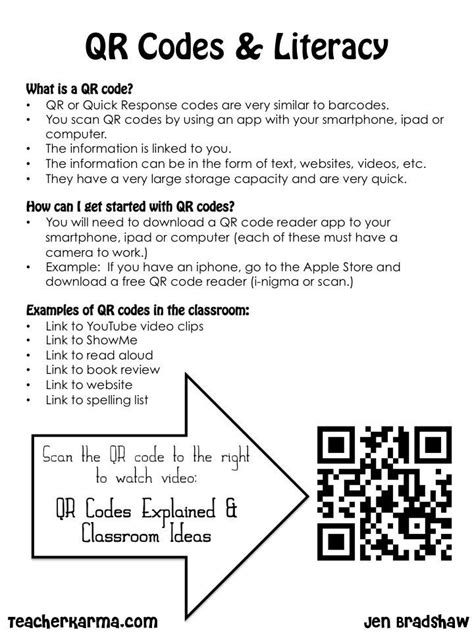 qr codes in the classroom generate qr codes teaching technology