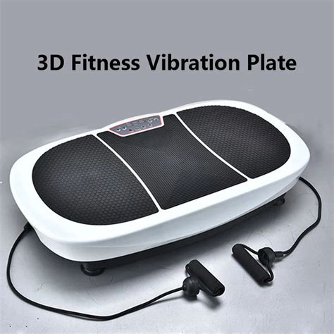 Crazy Fit Vibration Exercise Plate 3d Slim Slimming Machine Electric Whole Body Massage Vibrator
