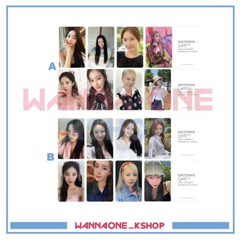 Photocard SNSD Girls Generation SMTOWN Live AR Badge Set Yoona Tiffany Taeyeon Seoh Hyoyeon