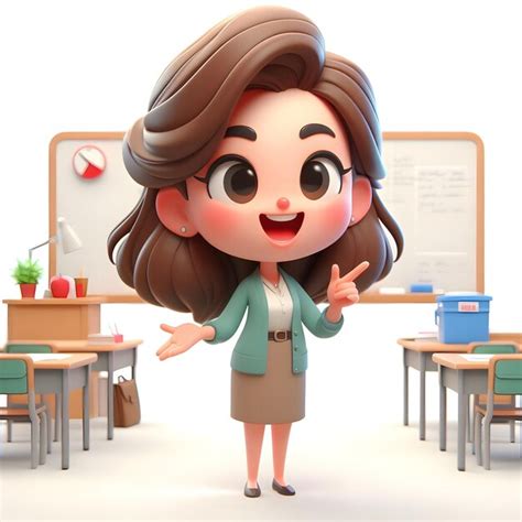 Um Professor Está Em Frente A Uma Sala De Aula Com Uma Mulher Em Uma