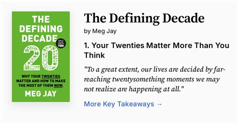 The Defining Decade Summary Quotes Faq Audio