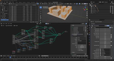 Learning Geometry Nodes Super Simple City Generator Finished Projects
