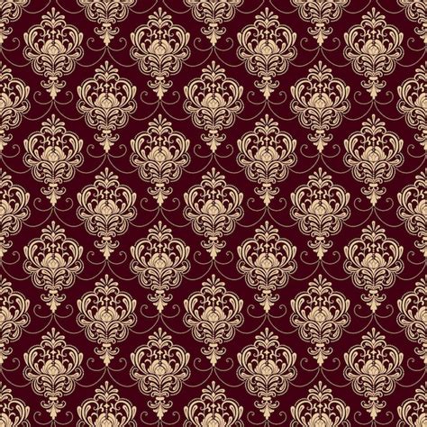 Free Vector Vector Damask Seamless Pattern Background Classical