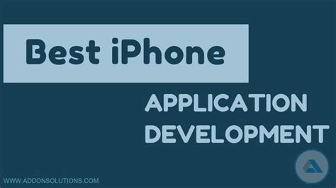 Android Iphone Web Application Development Addon Solutions