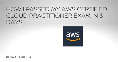 How I Passed My Aws Cloud Certified Practitioner Exam In 3 Days 开源博客