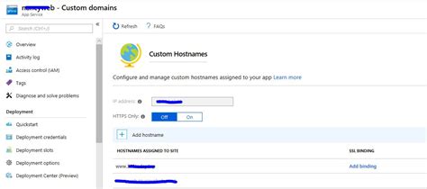 Azure Ssl Certificate Not Working Server Fault