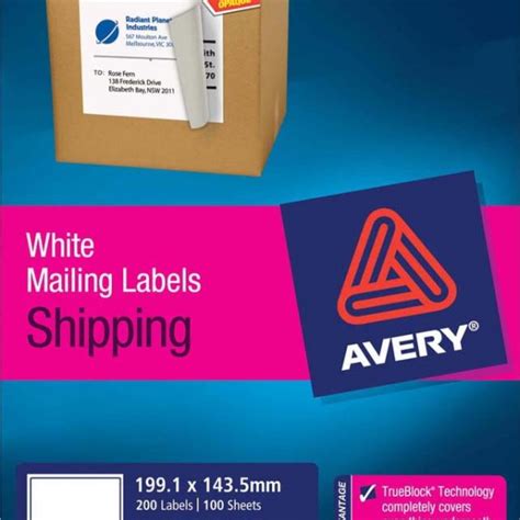 Avery Print To The Edge Shipping Labels 6878 Avery Online Singapore