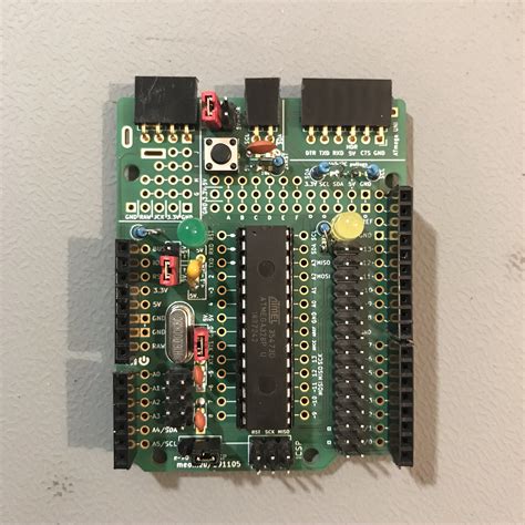 ATmega UNI Universal ATmega PCB In Arduino UNO Shield Size