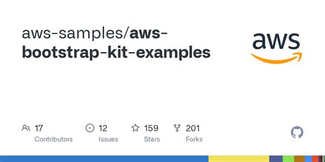 aws bootstrap kit examples readme md at main · aws samples aws