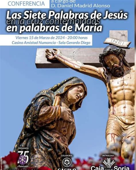 Este viernes conferencia de la cofradía Las Siete Palabras en el