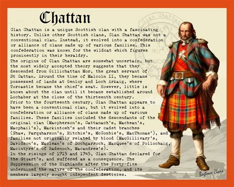 Clan Chattan Scottish History Poster Etsy