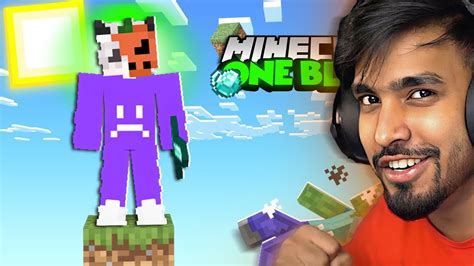 Starting A New Minecraft One Block Survival 1 Youtube
