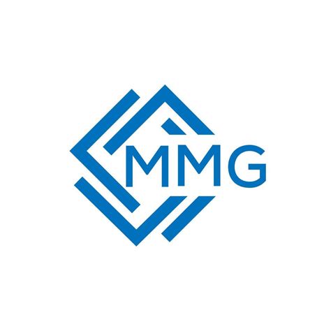 MMG letter logo design on white background. MMG creative circle letter ...