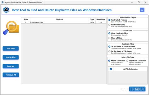 Aryson Duplicate File Finder Remover Download Softpedia