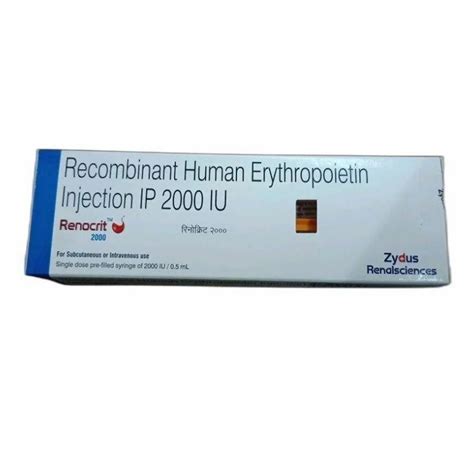 Erithropoetin Injection 2000 Prescription At Rs 200 Piece In Umred ID 2851223984430