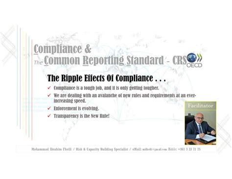The Ripple Effects Of Compliance Ppt
