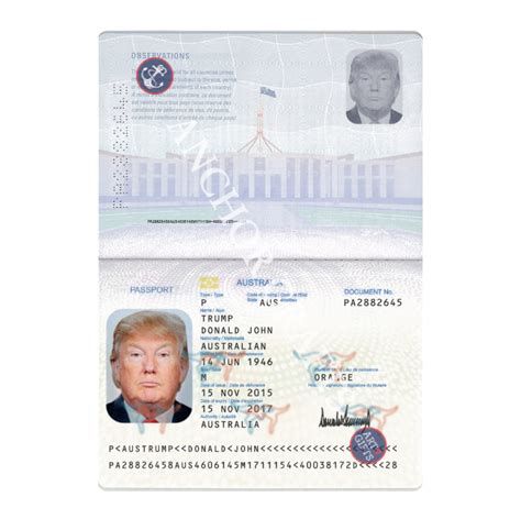 Uganda Passport Fake Editable Template