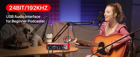 Usb Audio Interface For Mac And Pc Podcasting Streaming Audio Interface For Guitar Usb Audio Interface For Mac And Pc Podcasting Streaming Audio Interface For Guitar