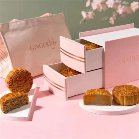 Jual Hilton Singapore Orchard Mooncake White Lotus With Double Di