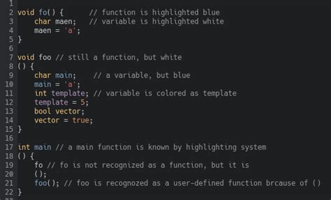Variable Name Highlighted Wrong · Issue 54 · Octolvim Cpp Enhanced