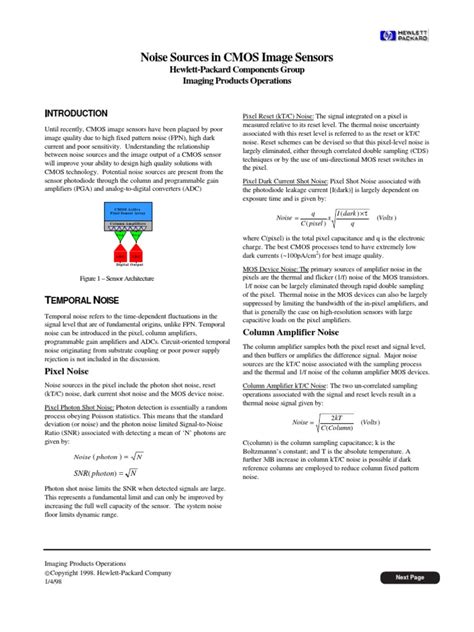 PDF Noise Sources In CMOS Image Sensors DOKUMEN TIPS