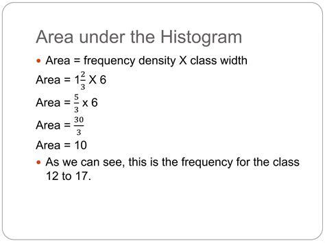 Calculating Frequency Densities PPT
