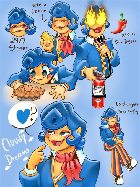 Some Cartoon Characters Are Doing Different Things