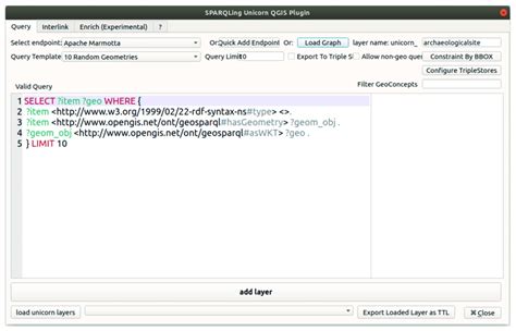 The Sparqling Unicorn Qgis Plugin To Obtain Features From Geospatial