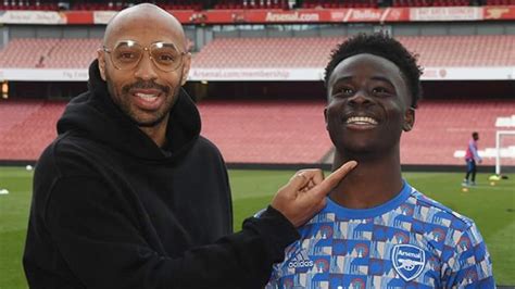 Revealed How Arsenal Legend Thierry Henry Transformed Sakas Life