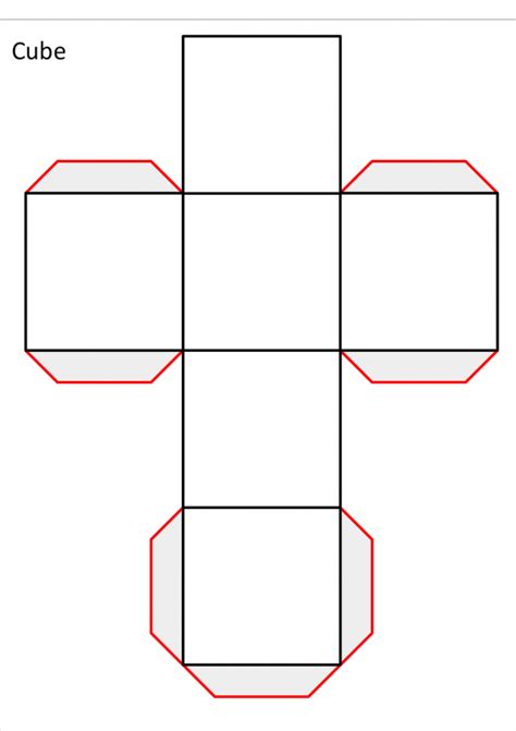 Rectangular Prism Net Printable Cuerpos Geometricos Para Armar Como