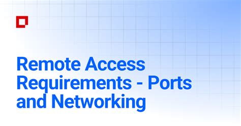 Remote Access Requirements Ports And Networking Faronics Deploy