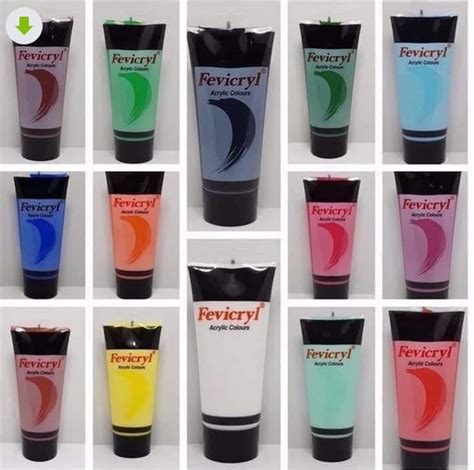 Fevicryl Acrylic Colours ,Colour, Fevicryl at Shofiq Papers, Jam-e ...