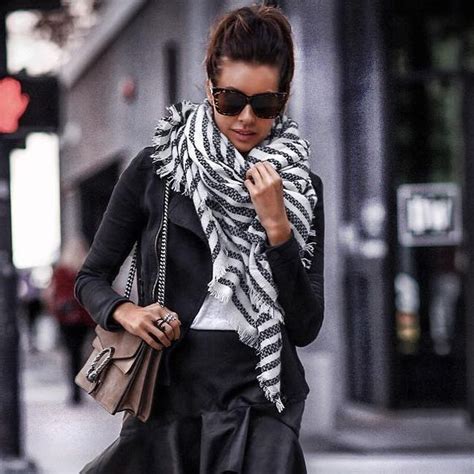 Erica Hoida On Instagram Striding In Cozy Stripes And Edgy Flare By
