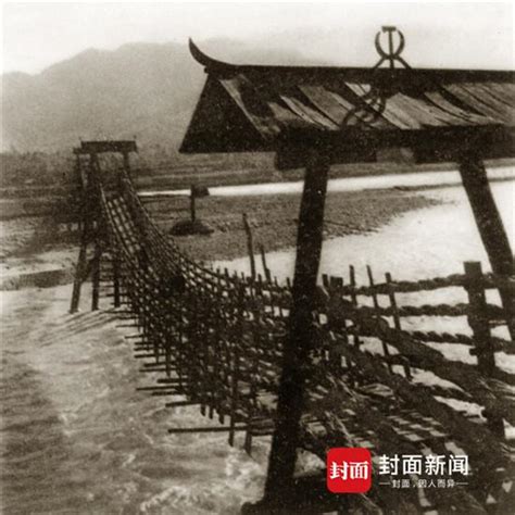 成都古橋遺韻（一）日落蒼龍見水中 安瀾索橋的百年舊影 每日頭條