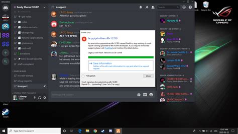 Fivem Crashing When Joining Servers Fivem Client Support Cfxre