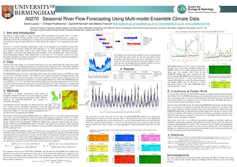 Pdf Seasonal River Flow Forecasting Using Multi Model Ensemble